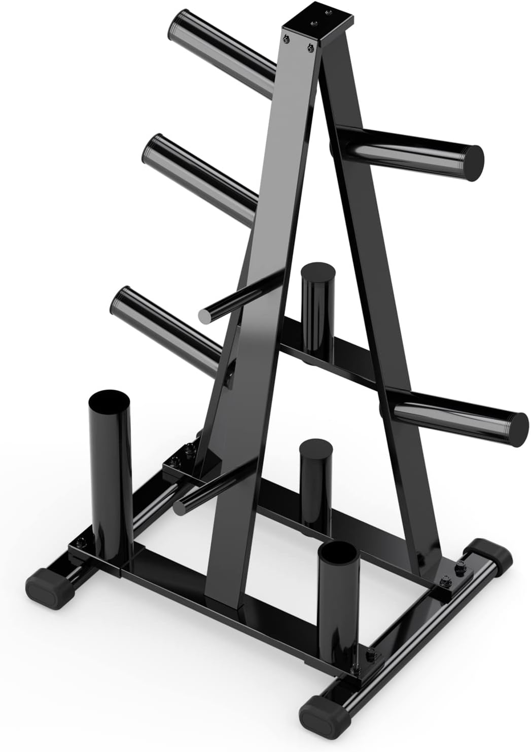 Cozy Castle Olympic Weight Rack, A Frame Weight Plate Tree, Durable ...