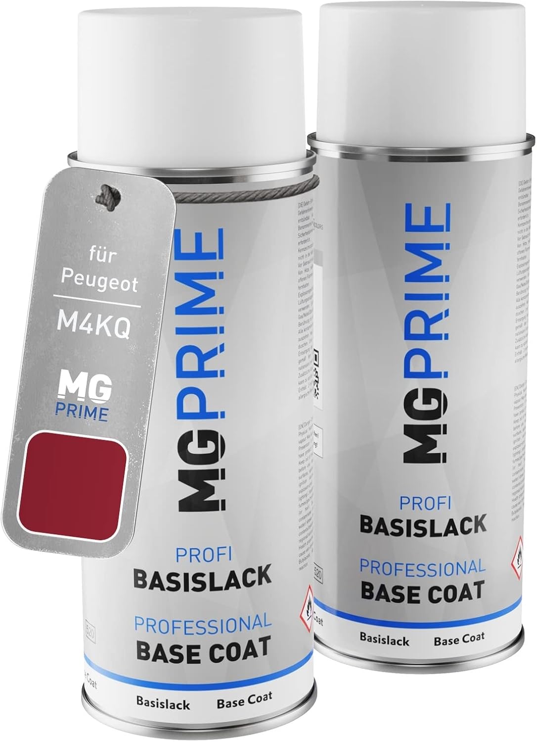 Car Paint Spray cans for Peugeot M4KQ Rouge Lucifer Nacre/Diablo Red ...