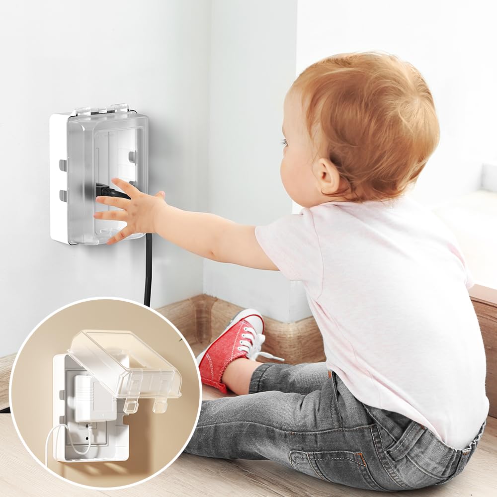 Amazon.com : EUDEMON 1 Pack Updated Baby Safety Electrical Outlet Cover ...