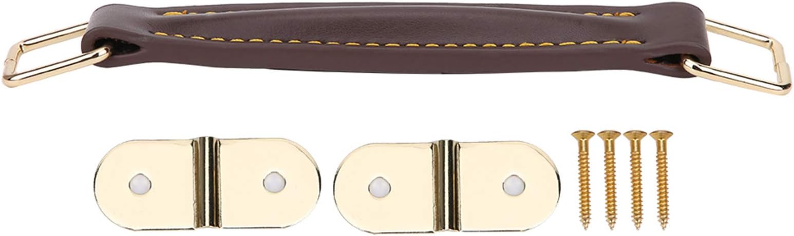 Amazon.com: KooingTech Guitar Case Handle Replacement, Steel PU Leather ...