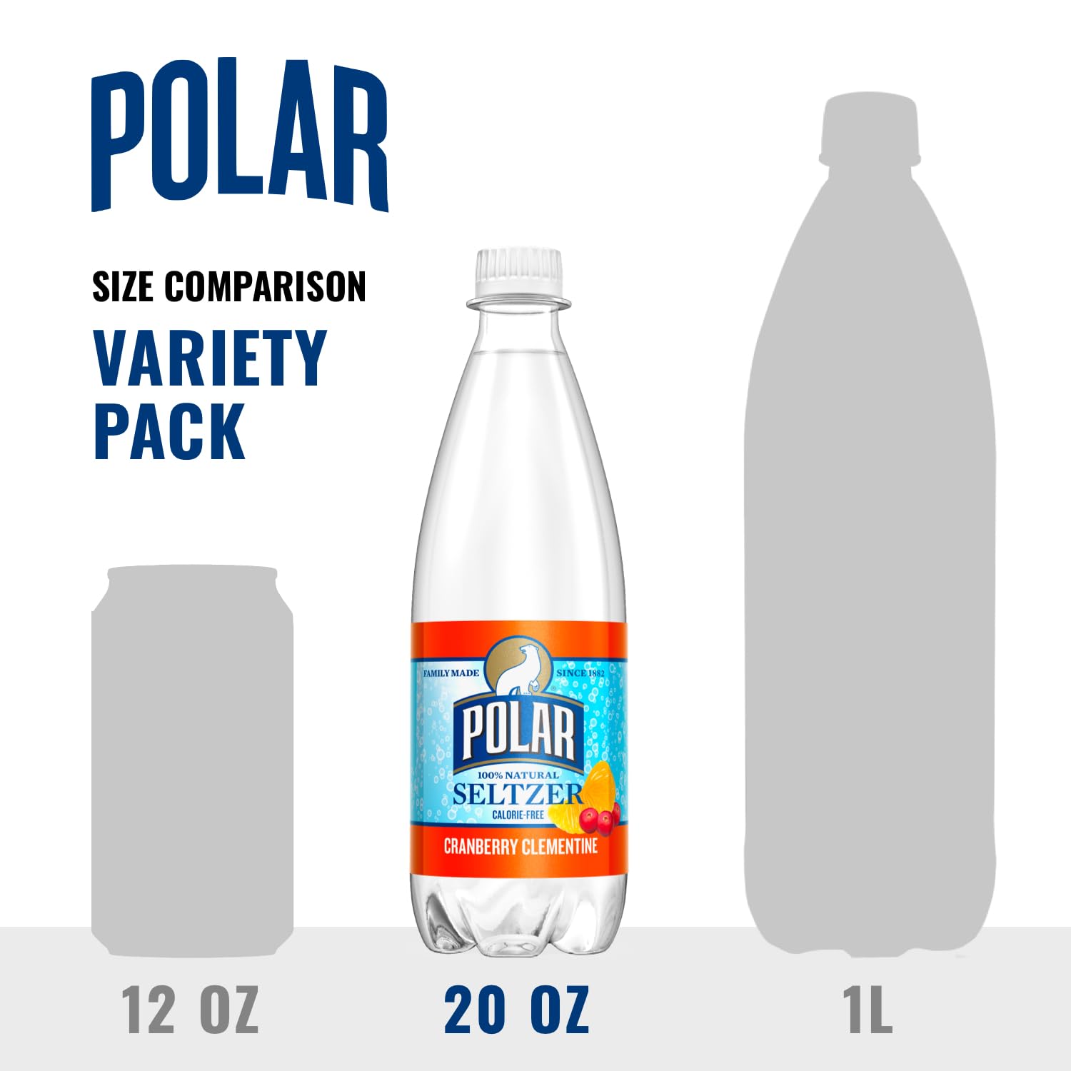 Polar Beverages Seltzer – Agua con gas, sabor a bayas cítricas, paquete ...