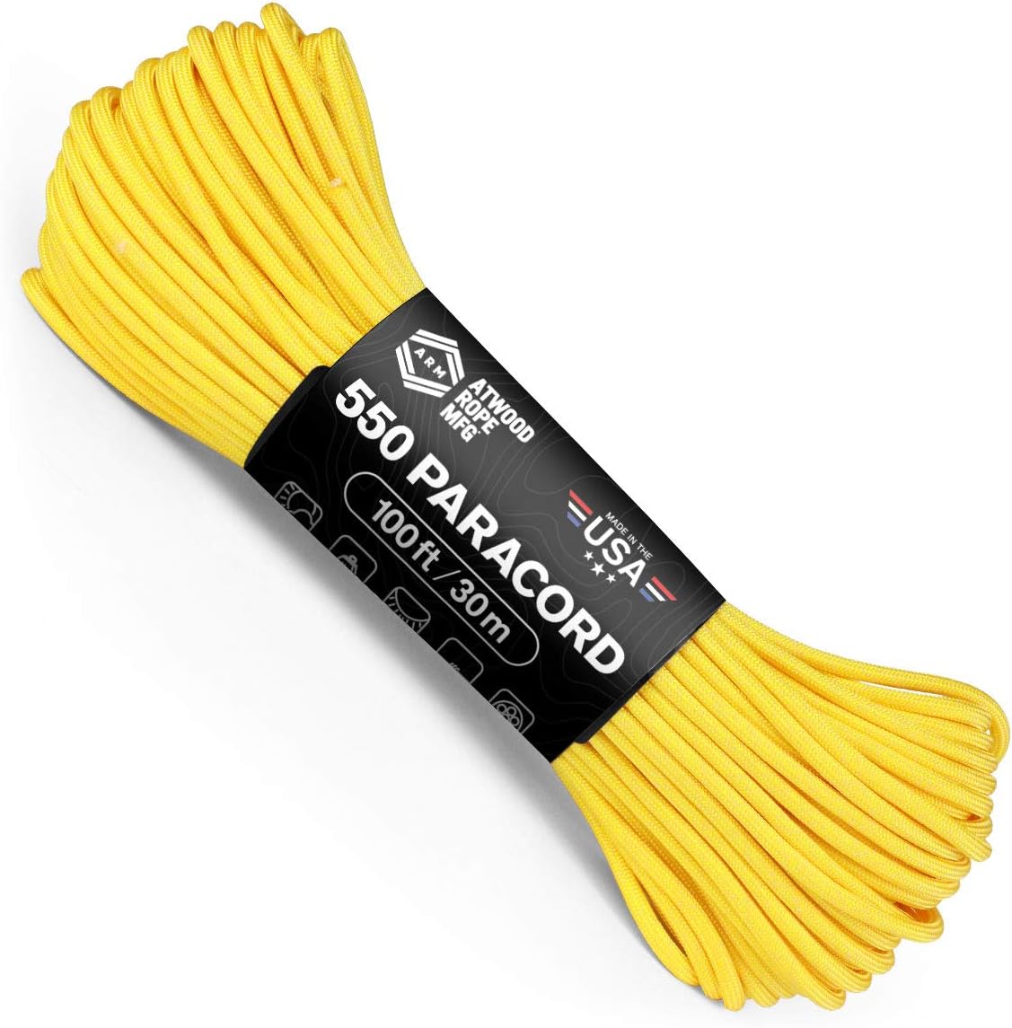 Amazon.com: Atwood Rope MFG Ready Rope™ 550 Paracord 100 Feet 7-String ...