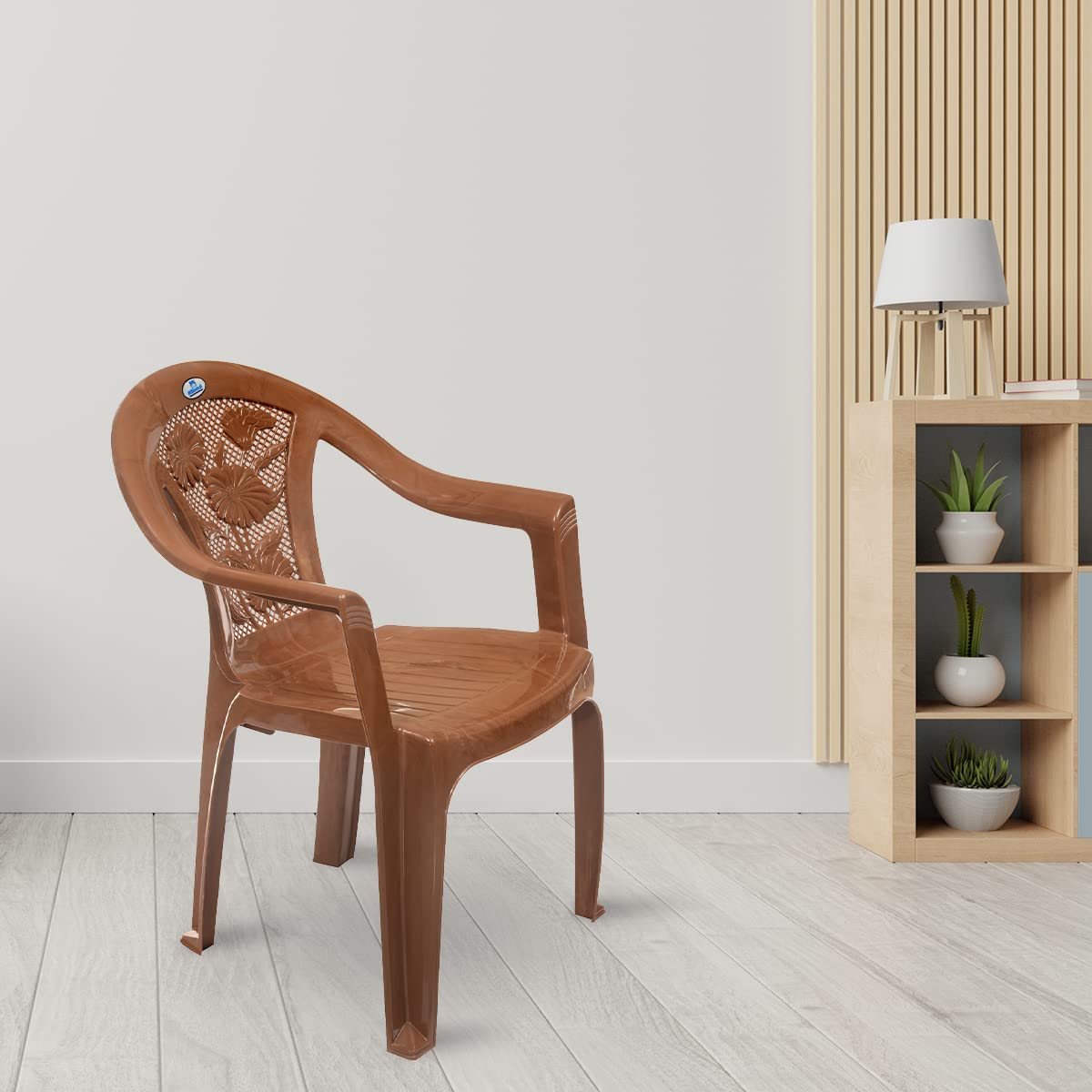 Nilkamal CHR2060 Plastic Mid Back with Arm Chair | Chairs for Home ...