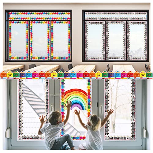 Snapklik.com : 67ft Pencils Bulletin Board Border Cute Faces Pencils ...