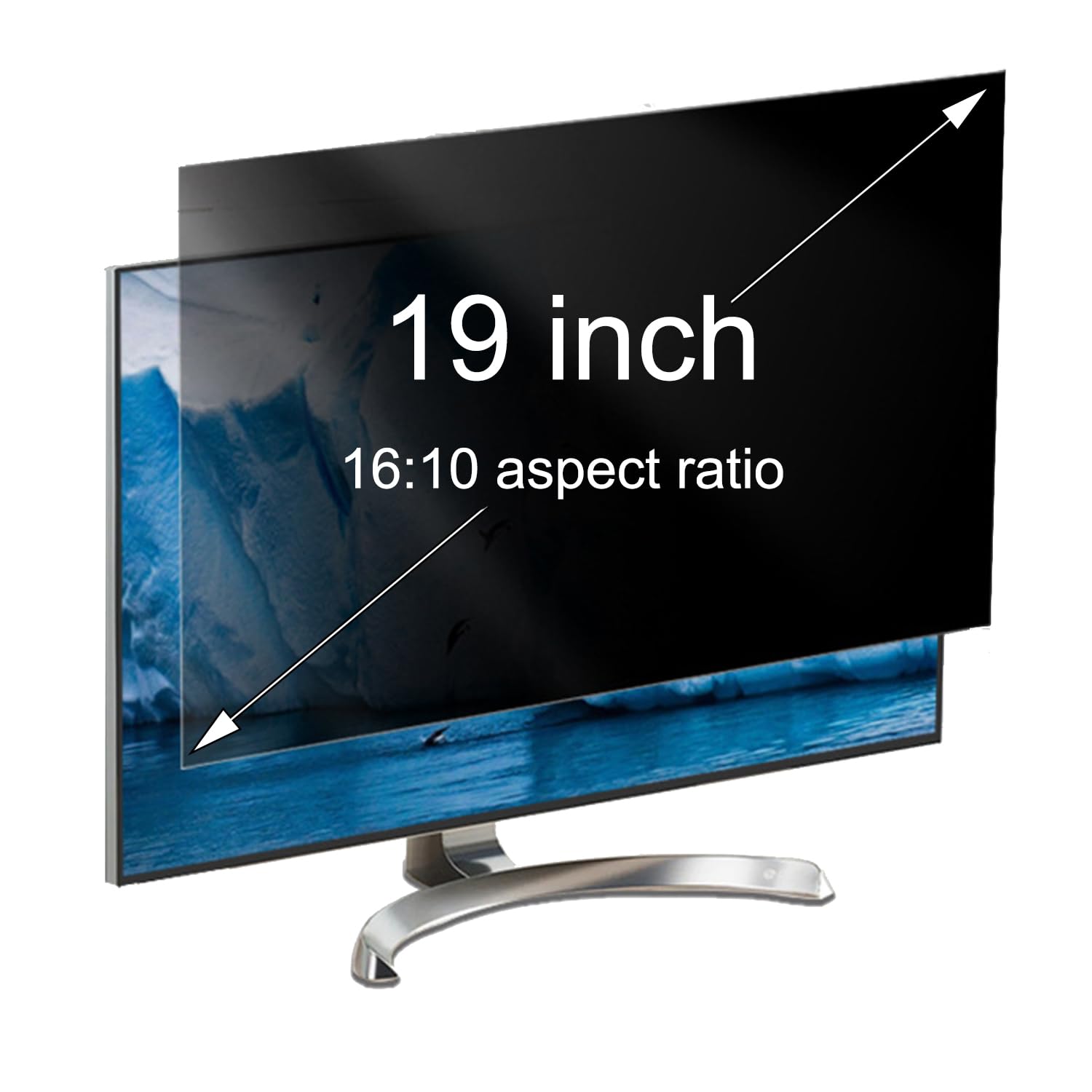Amazon.com: SUBDUEDLT 19 inch Privacy Screen Filter, Anti-blue Light ...