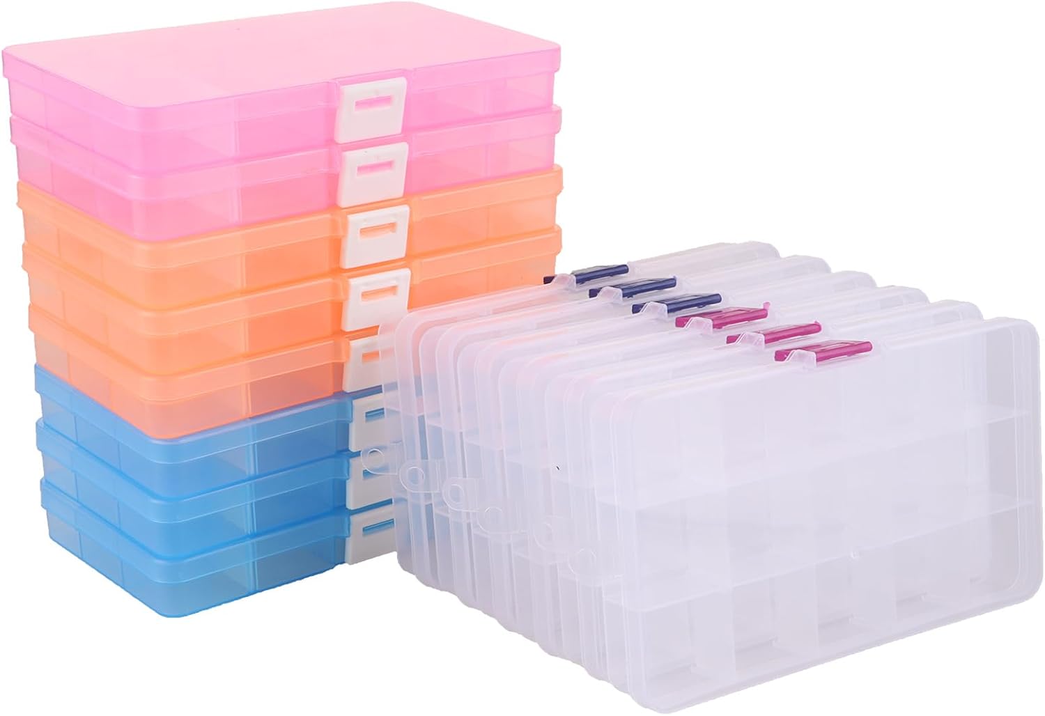 Amazon.com: LOYORTY 15 Pack 15 Grids Bead Organizers and Storage ...