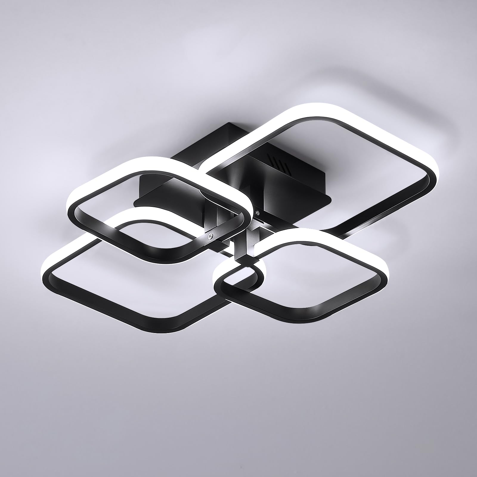 Ceiling Hung Light Fixture Symbol Modern Heart Shape LED Flush Mount