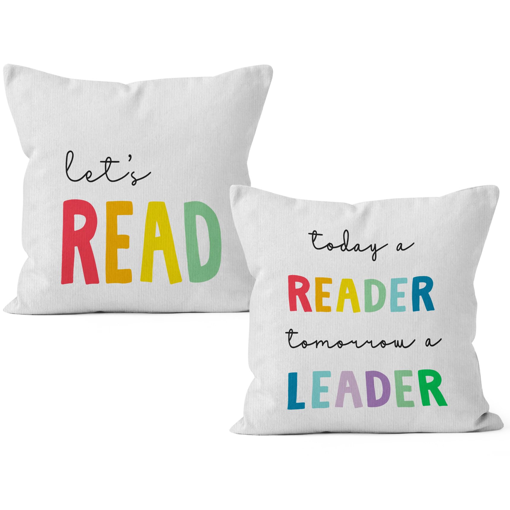 Amazon.com: HIWX Reading Pillow Cover,Classroom Pillow Covers,Classroom ...