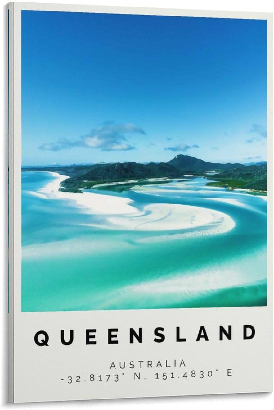Póster de Queensland Bunter Druck, Queensland Wandkunst, Queensland ...