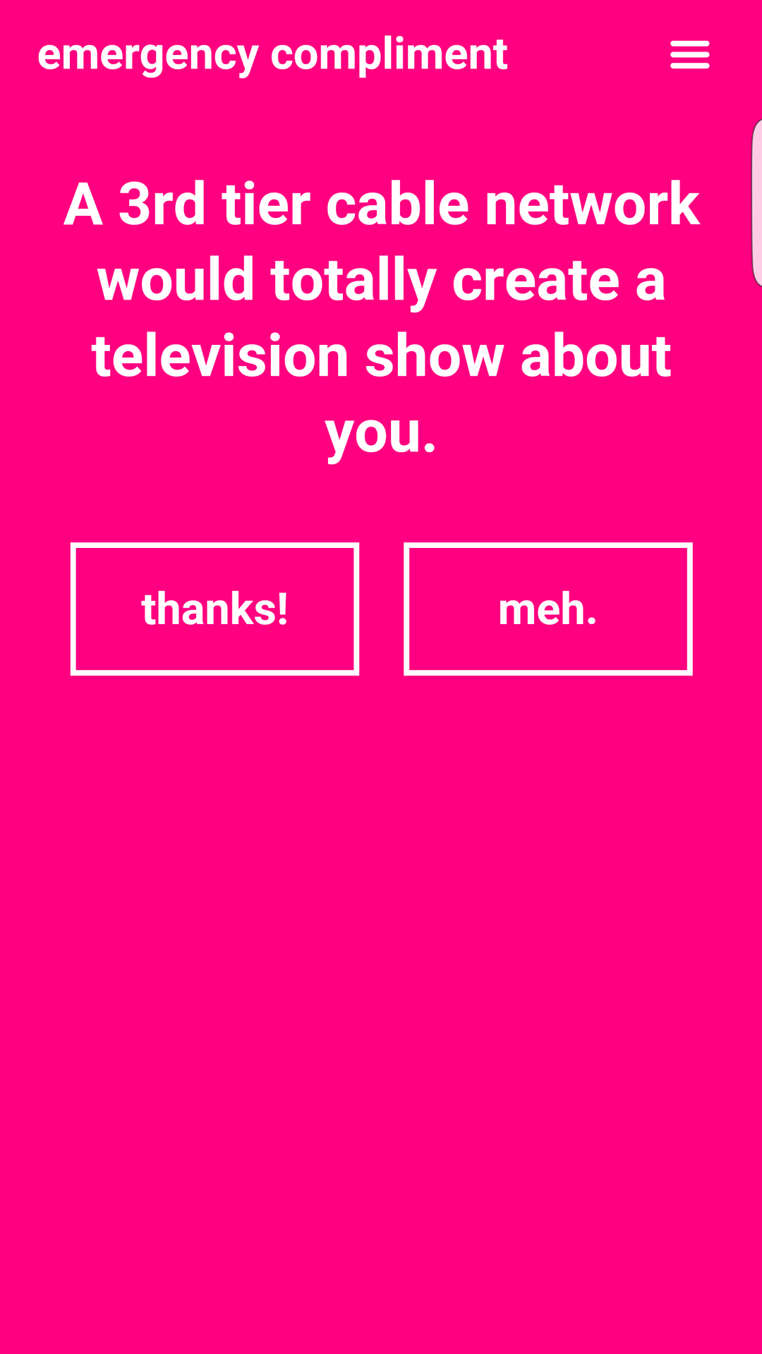 Emergency Compliment - App on Amazon Appstore