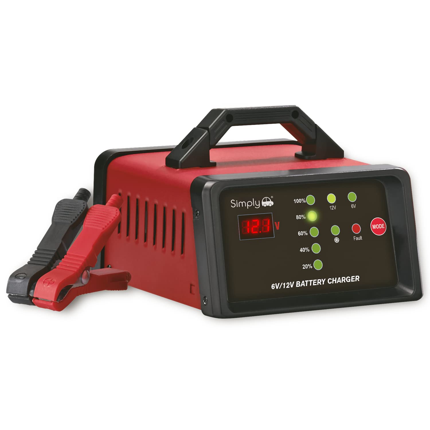 Simply BTC-6005 2/5 Amp 6/12V Heavy Duty Smart Battery Charger - 100AH ...