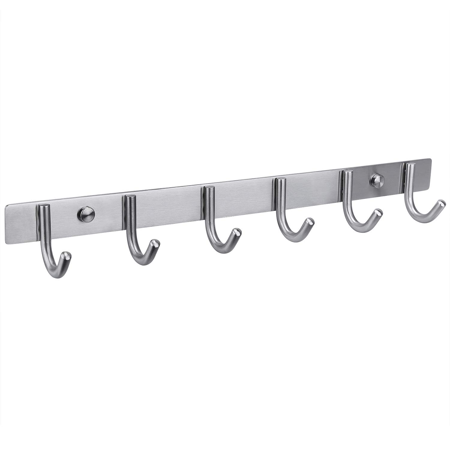 Buy HOMEIDEAS Coat Hook Rack Wall ed 16-Inch SUS304 Stainless Steel ...