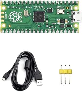 Amazon.com: Ingcool Raspberry Pi Pico Microcontroller Board with Pre-soldered Header Low-Cost ...