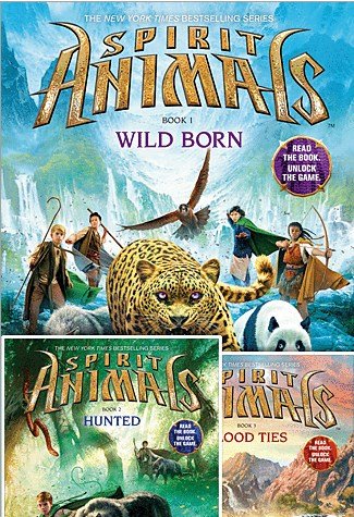 Spirit Animals™ Set: Books 1-3 Included: Wild Born, Hunted, Blood Ties ...
