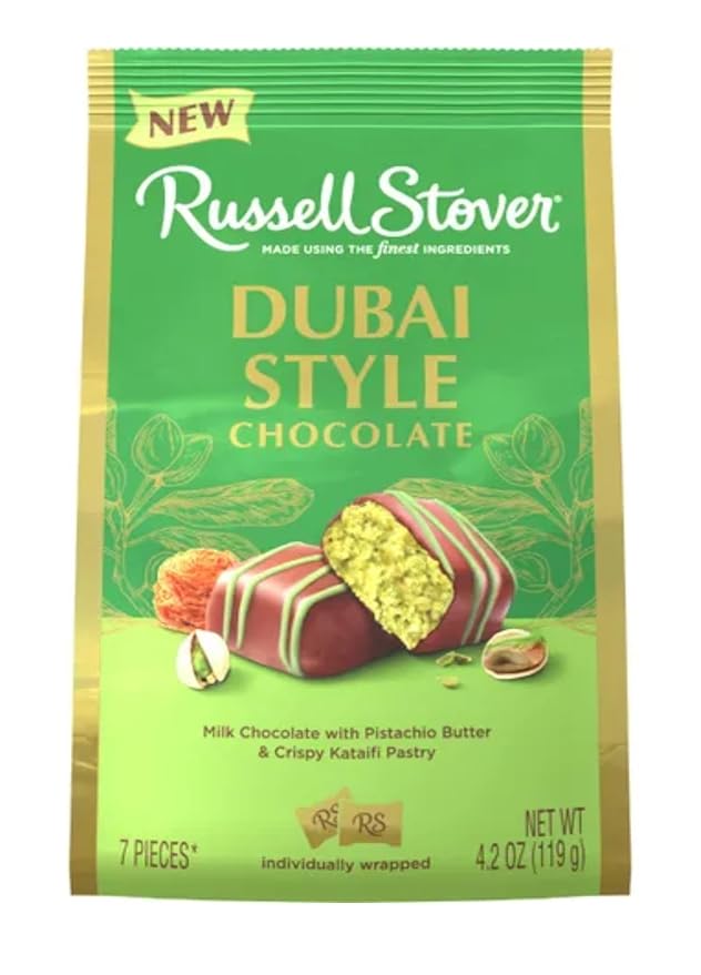 Amazon.com : Russell Stover Dubai Style Chocolate - Made Using the ...