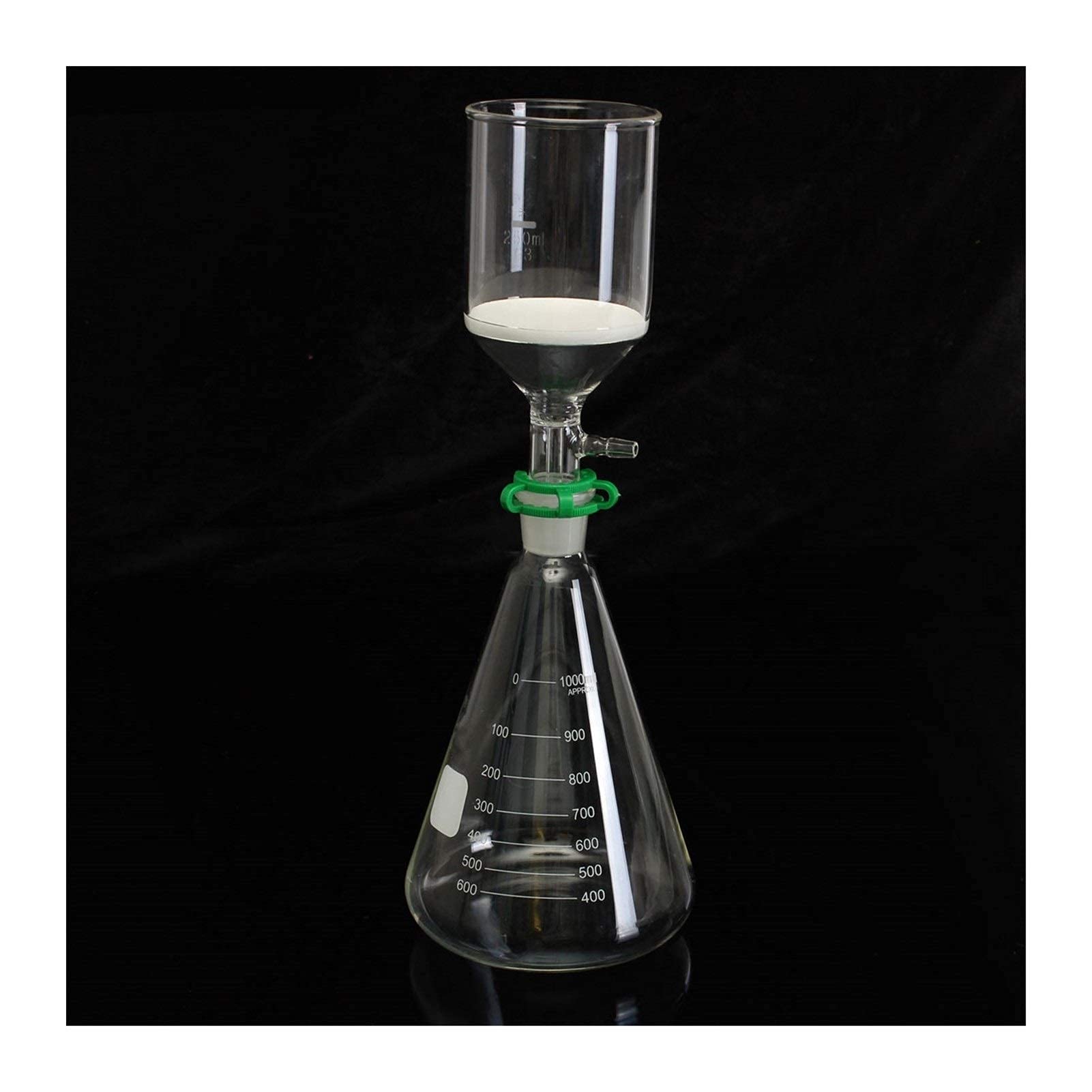 Professional Erlenmeyer Flask Glass Vacuum Suction Filter Filter Kit ...