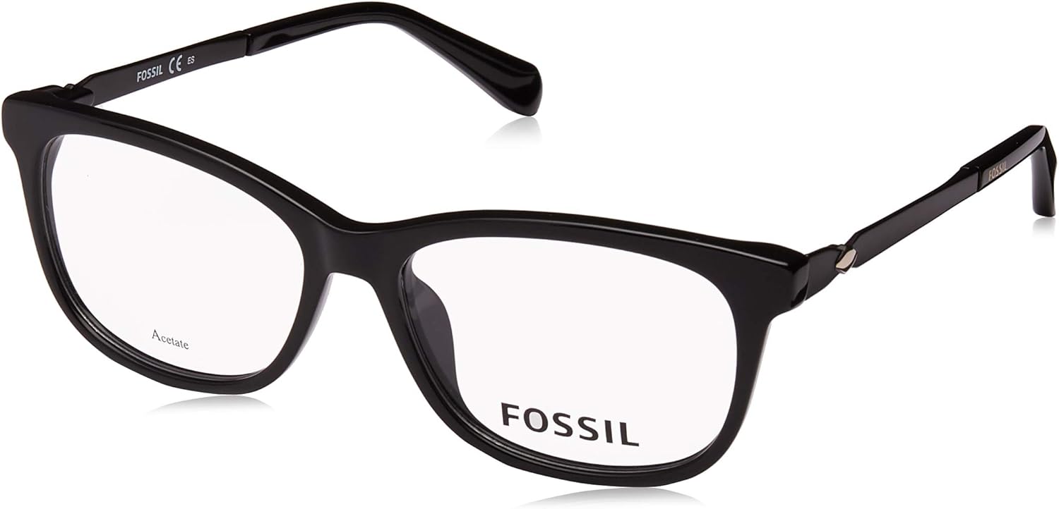 Amazon.com: Eyeglasses Fossil 7025 0807 Black / 00 Demo Lens : Clothing ...