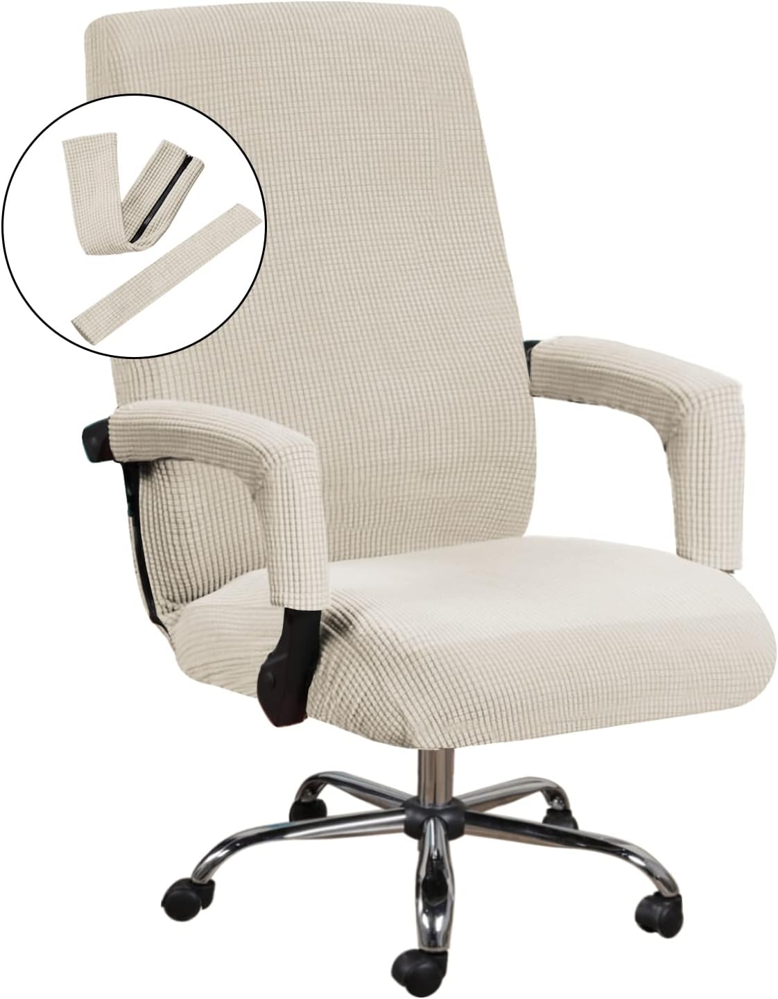 Amazon.com: H.VERSAILTEX Computer Office Chair Covers - Protective ...