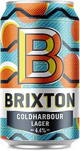Brixton Brewery ColdHarbour Lager Can, 330ml : Amazon.co.uk: Grocery