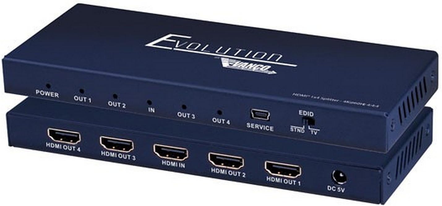 Amazon.com: Vanco 4K HDMI 1 x 4 Splitter : Electronics