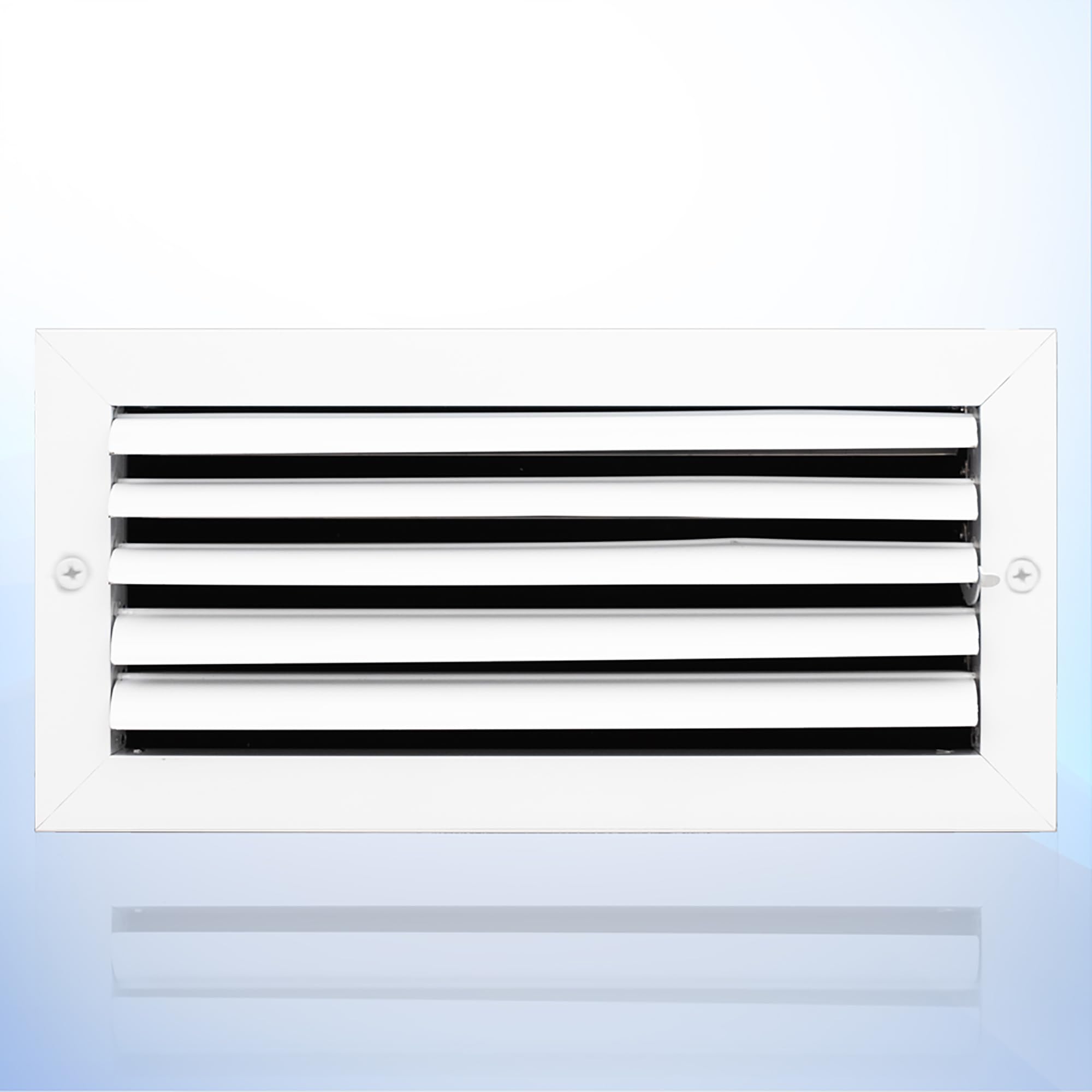 6" x 14" Duct Hole [7.6" x 15.6" Face] Aluminum 1-Way Vent Cover ...