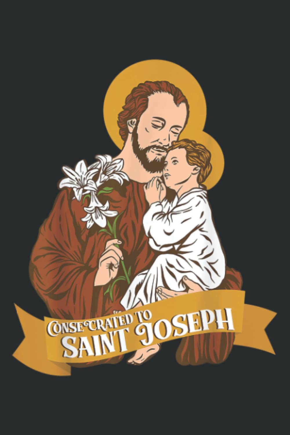 Buy Consecration to St Joseph and Child Jesus Catholic Saint: 6" x 9 ...