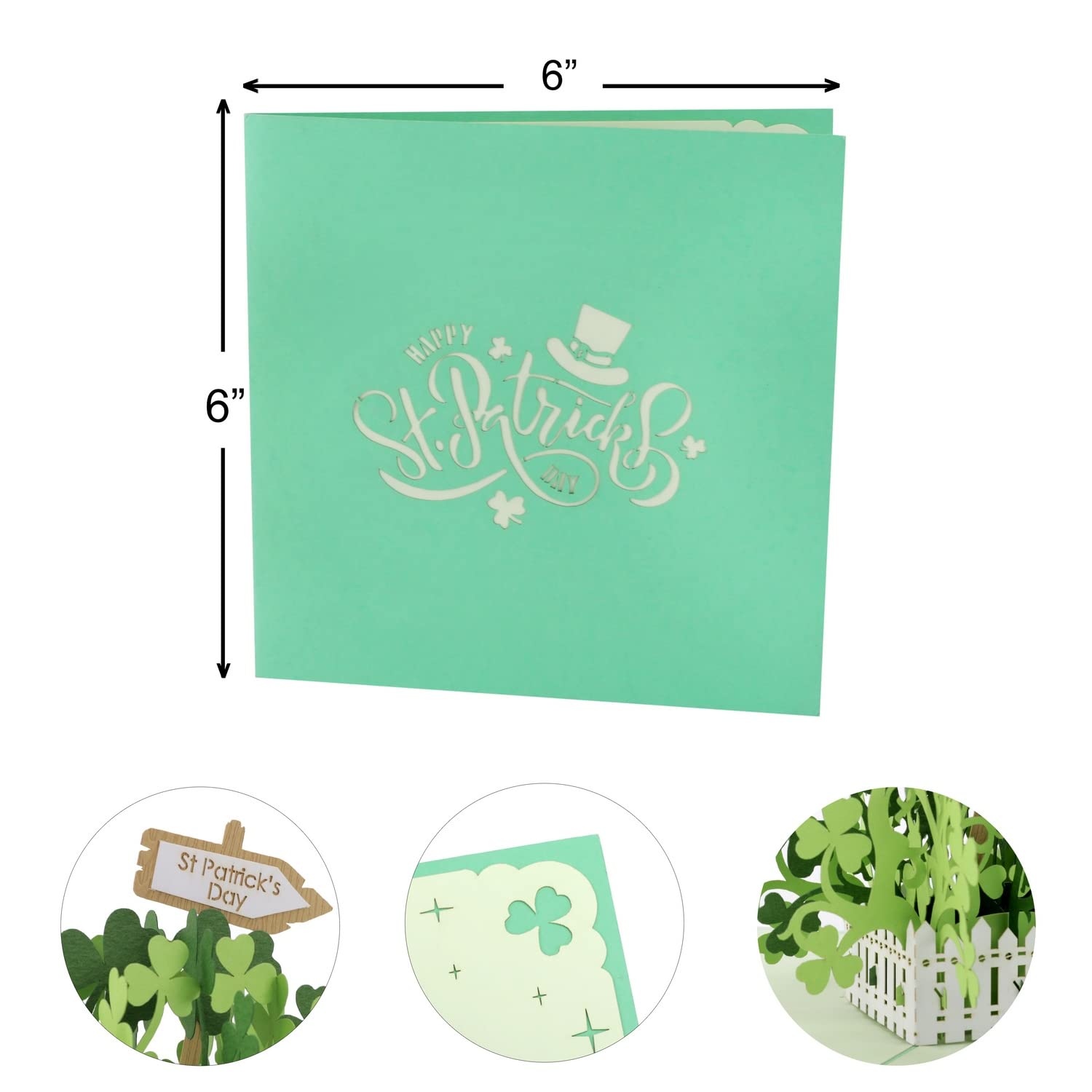Buy CUTE POPUP - St. Patrick's Day Pop Up Cards, New Grand Opening with ...