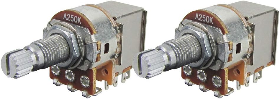 Audio Potentiometers Bourns Dual Mini Guitar Potentiometer W/Push Pull ...
