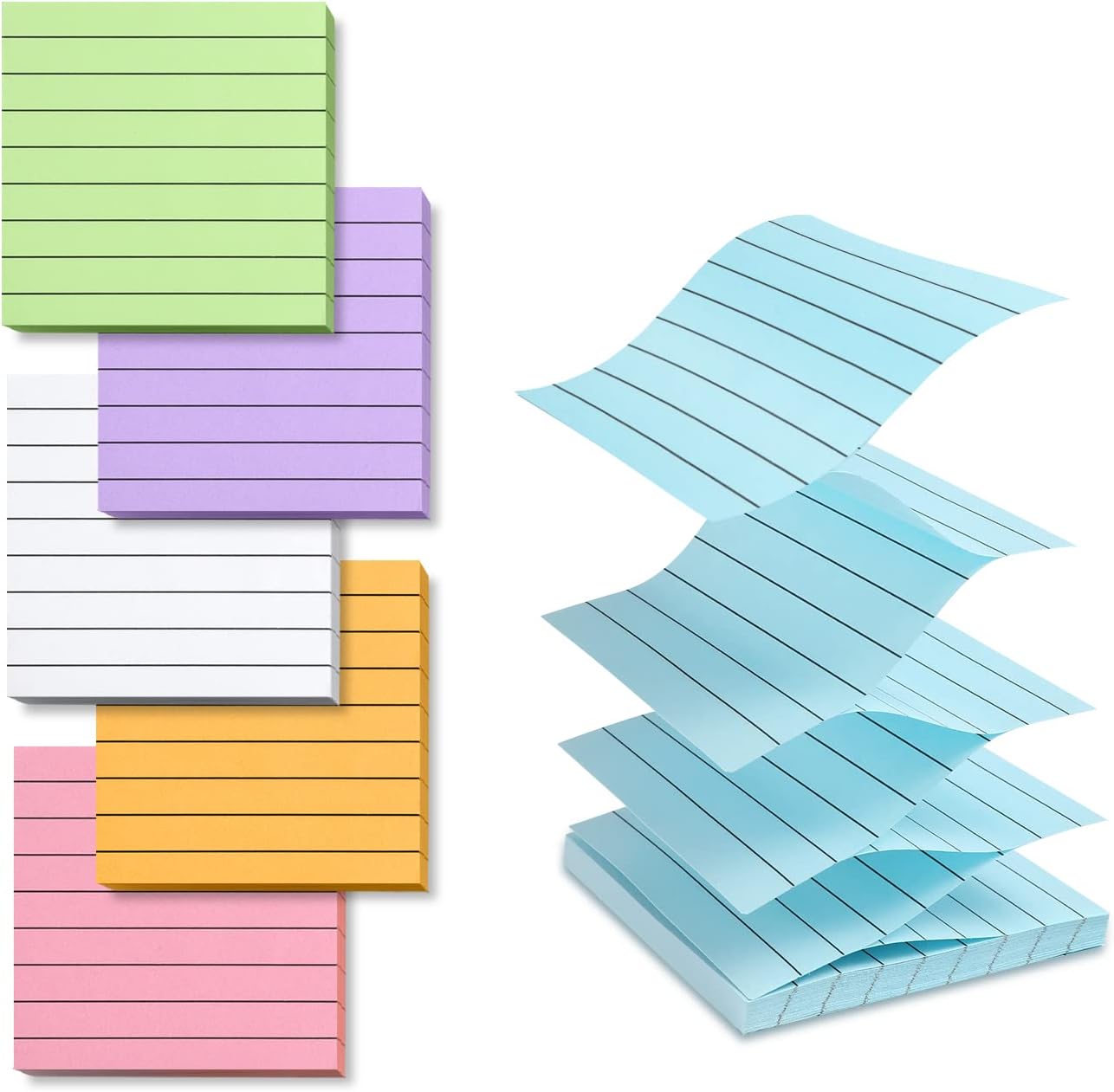 MUSTARD - Rainbow Sticky Notes I Special Post Notes I Memo Pad I Cute ...