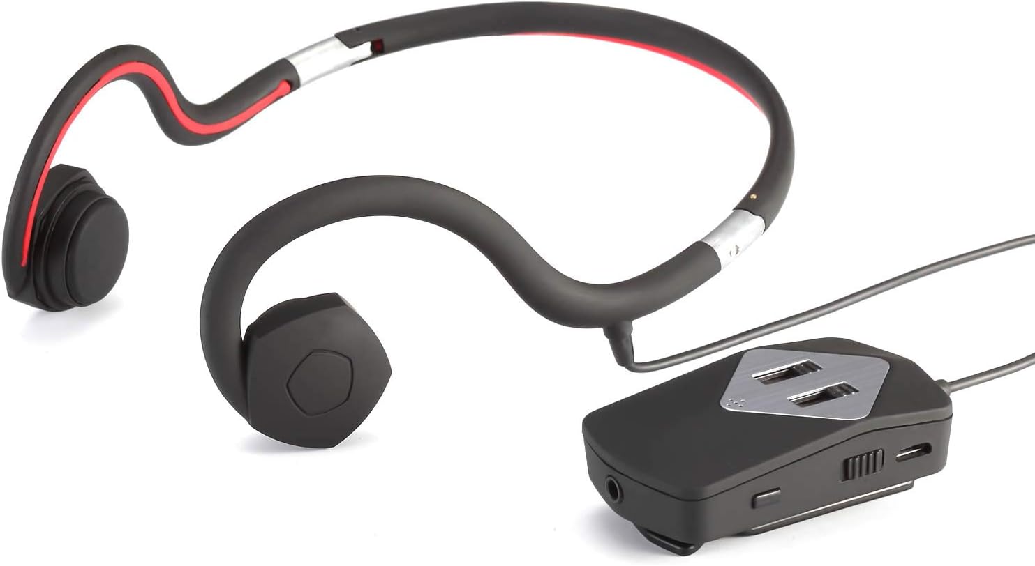 Amazon.co.jp: 骨伝導 集音器 bonein BN803 骨伝導集音器 の新時代！骨伝導集音 会話用 有線ヘッドホン！ 左右個別音量調整と7段階周波数変更で、聴こえ方を完全 ...