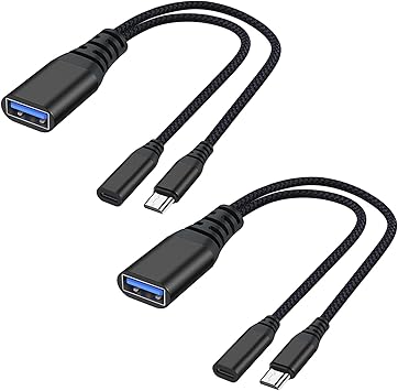 Amazon.com: AreMe 2 Pack OTG Cable Adapter for Fire TV Stick 4K ...
