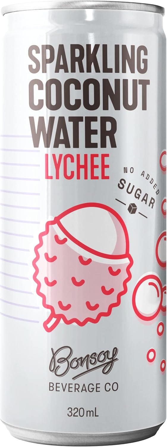 Sparkling Coconut Water with Lychee 320ml x12 : Amazon.com.au: Grocery