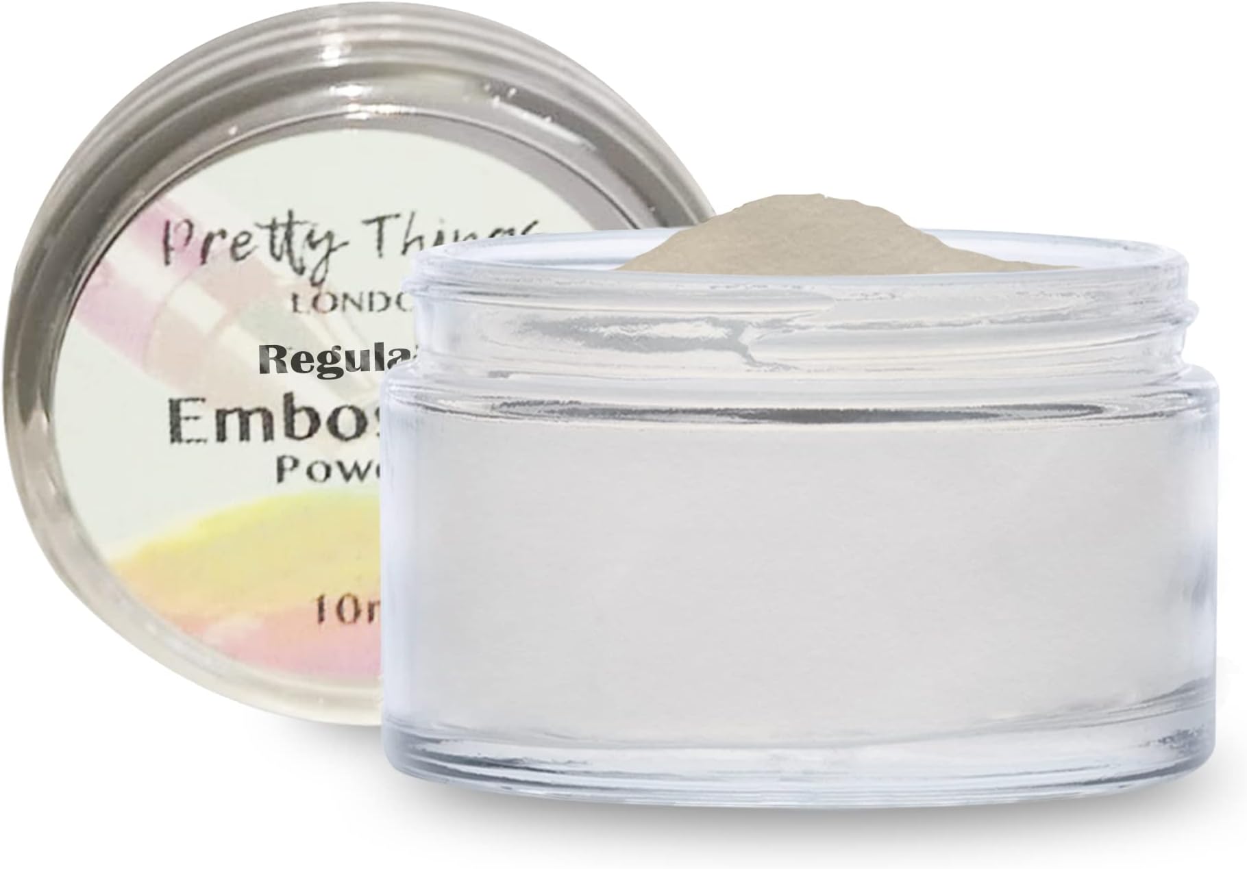 Embossing Powder Set | 8 Glitter Embossing Powder | Clear Ink Stamp Pad ...