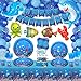 Amazon.com: 229 Pack Under the Sea Party Supplies Ocean Sea Party ...