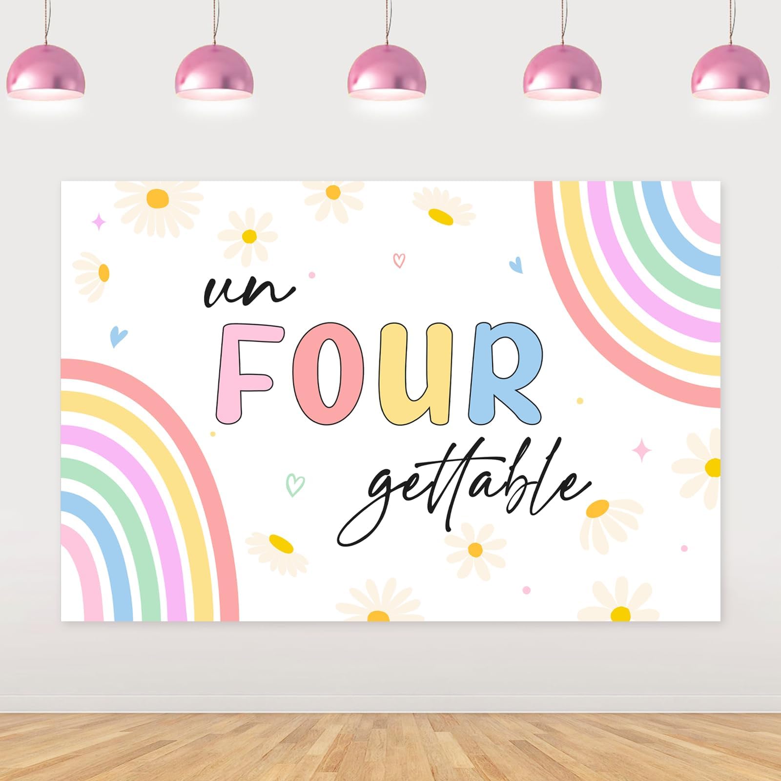 Amazon.com : kreat4joy Unforgettable 4th Birthday Girl Decorations ...