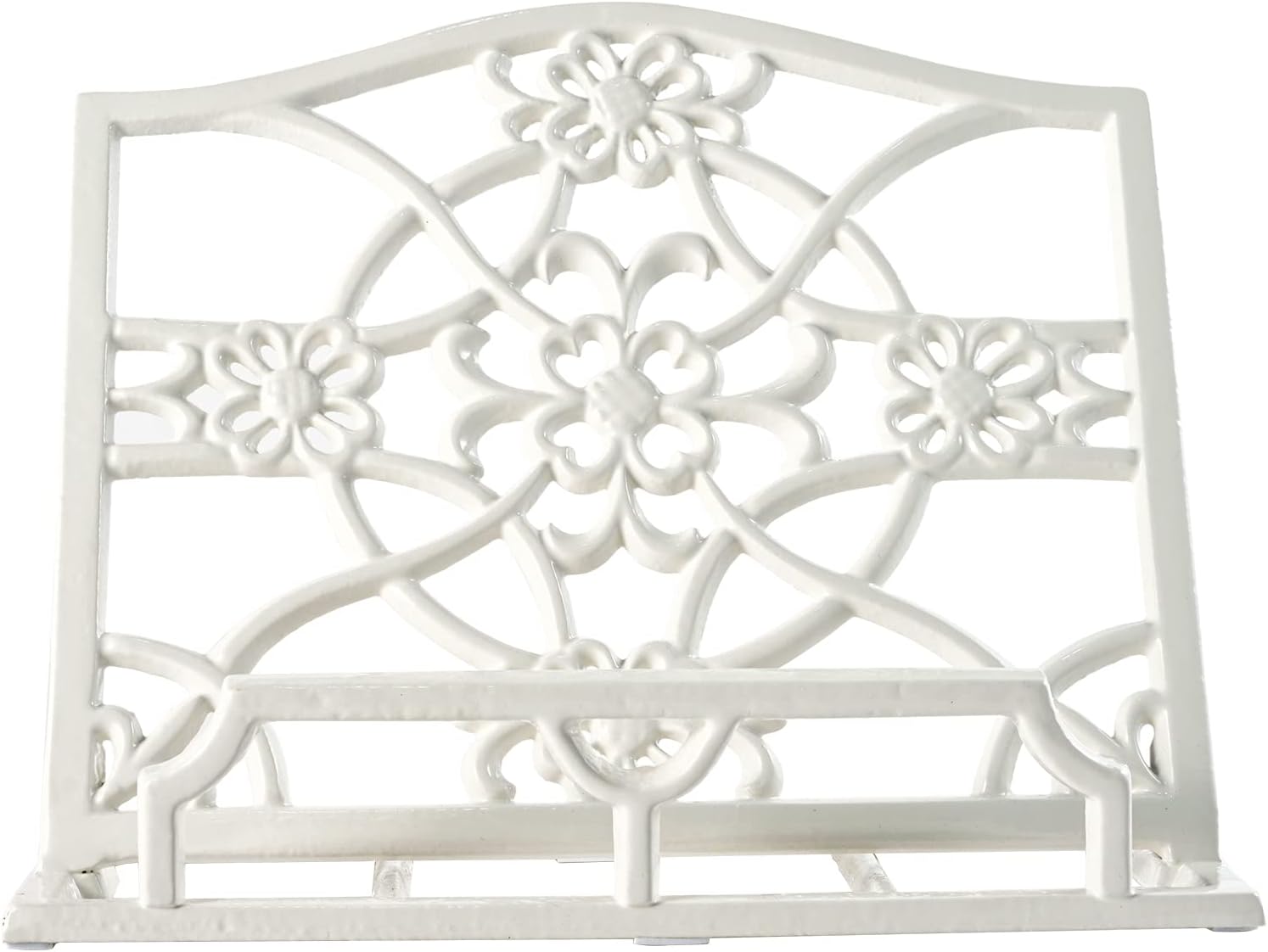 Amazon.com: Metal Cookbook Stand for Cooking,Cast Iron Recipe Book ...