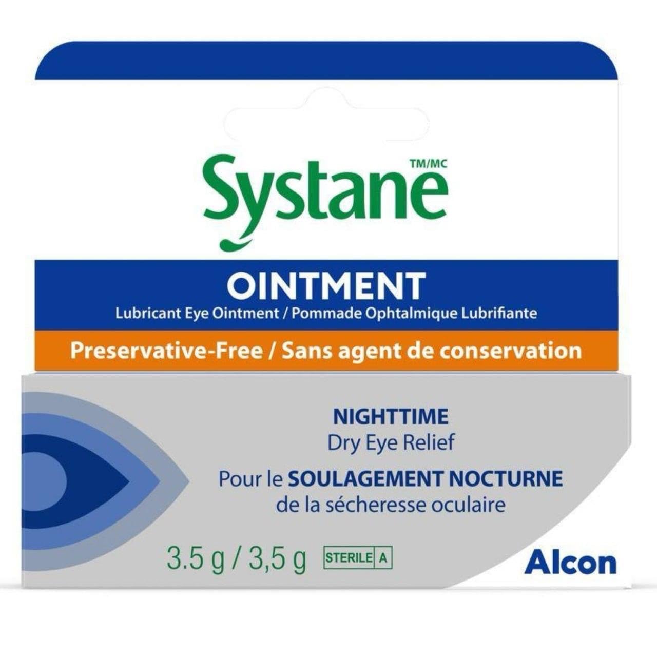 Amazon.com: Systane Nighttime Lubricant Eye Ointment 3.50 g , 0.12 Oz ...