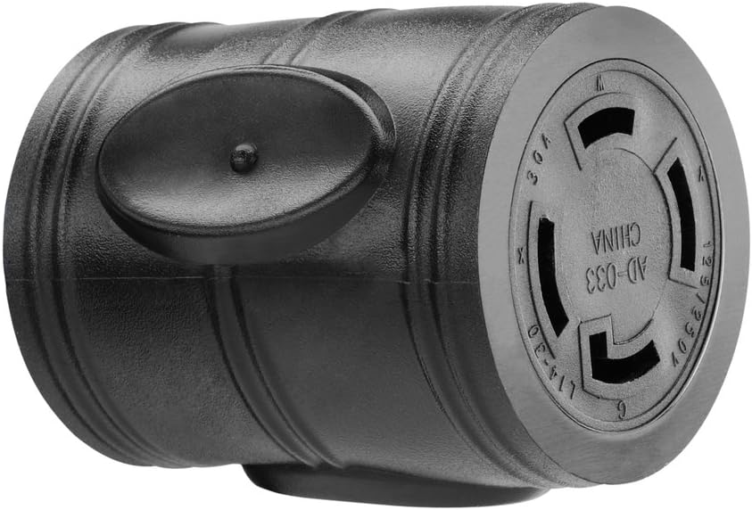 Amazon.com: PowerFit PF922033 4-Prong 20-Amp Male Plug Adapter for 30 ...