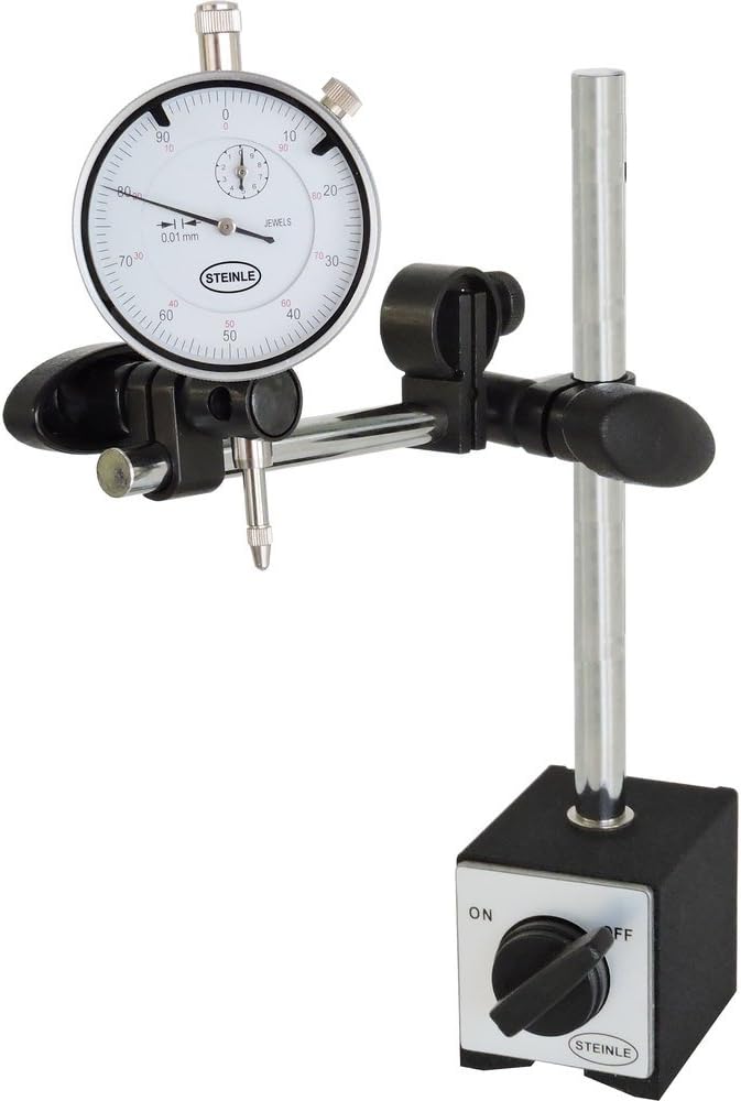 STEINLE Magnetstativ Messstativ Standard inkl. STEINLE Messuhr im SET ...