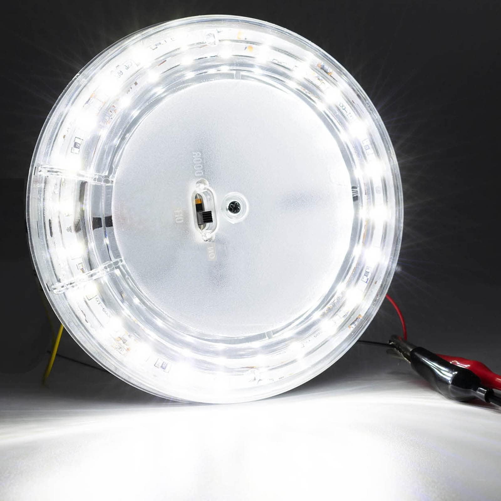 Amazon.com: AUTOXBERT 5 Inch Round RV Caravan Truck 12V LED Dome Light ...