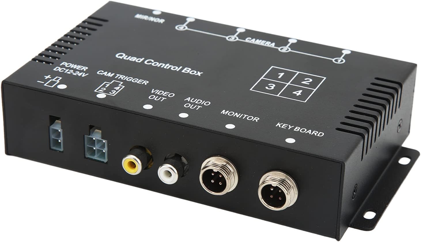 Amazon.com: Car Backup Camera Video Splitter 4 Channel Car Parking ...