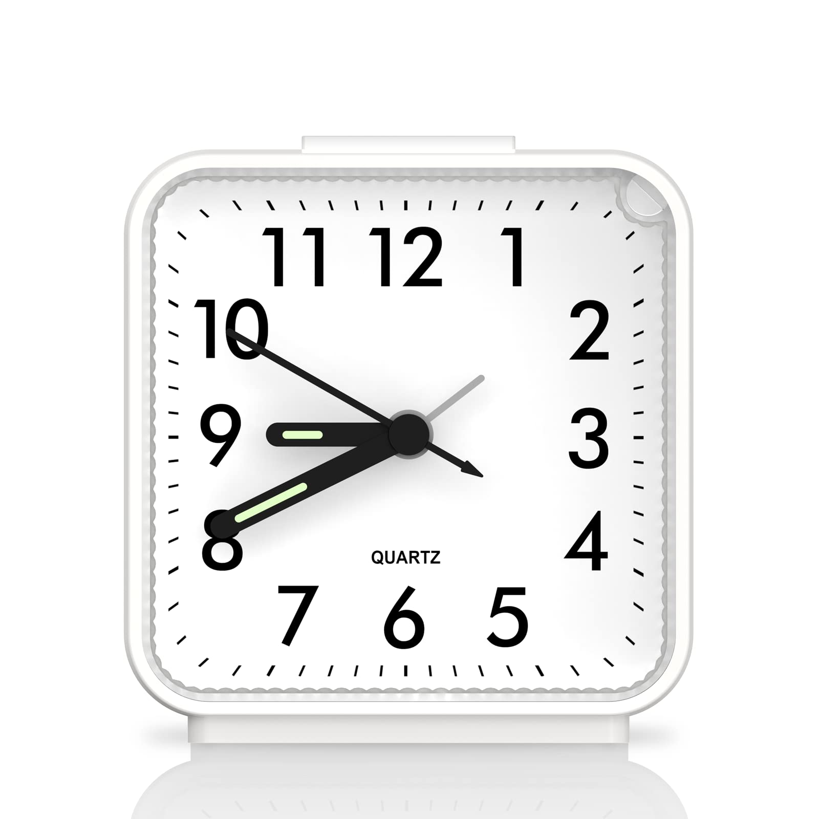 ORIA Analog Alarm Clock, Small Analog Clock, Bedside Clock with Snooze ...