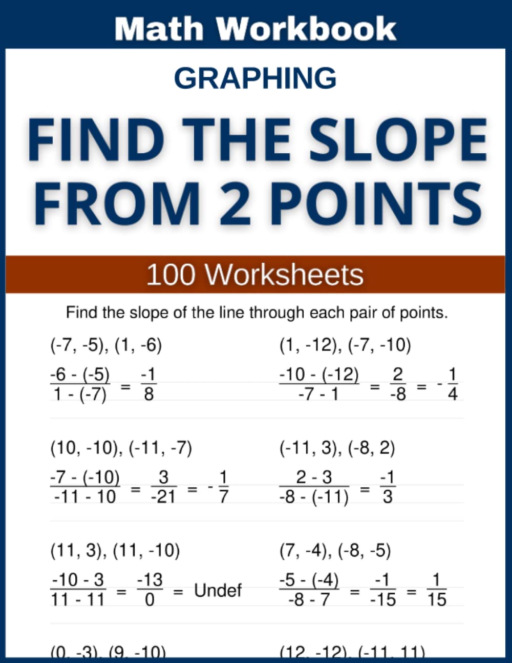 Finding Slope Worksheet Finding The Slope Of Parallel (Finding Slope