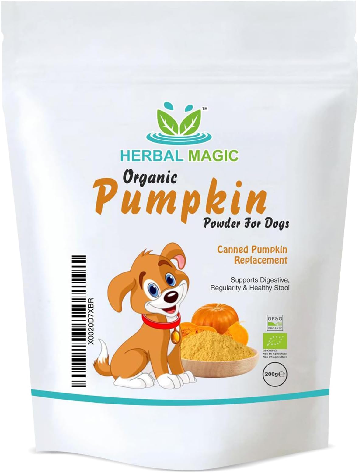 Pumpkin powder for dogs - digestive aid for diarrhea, constipation ...