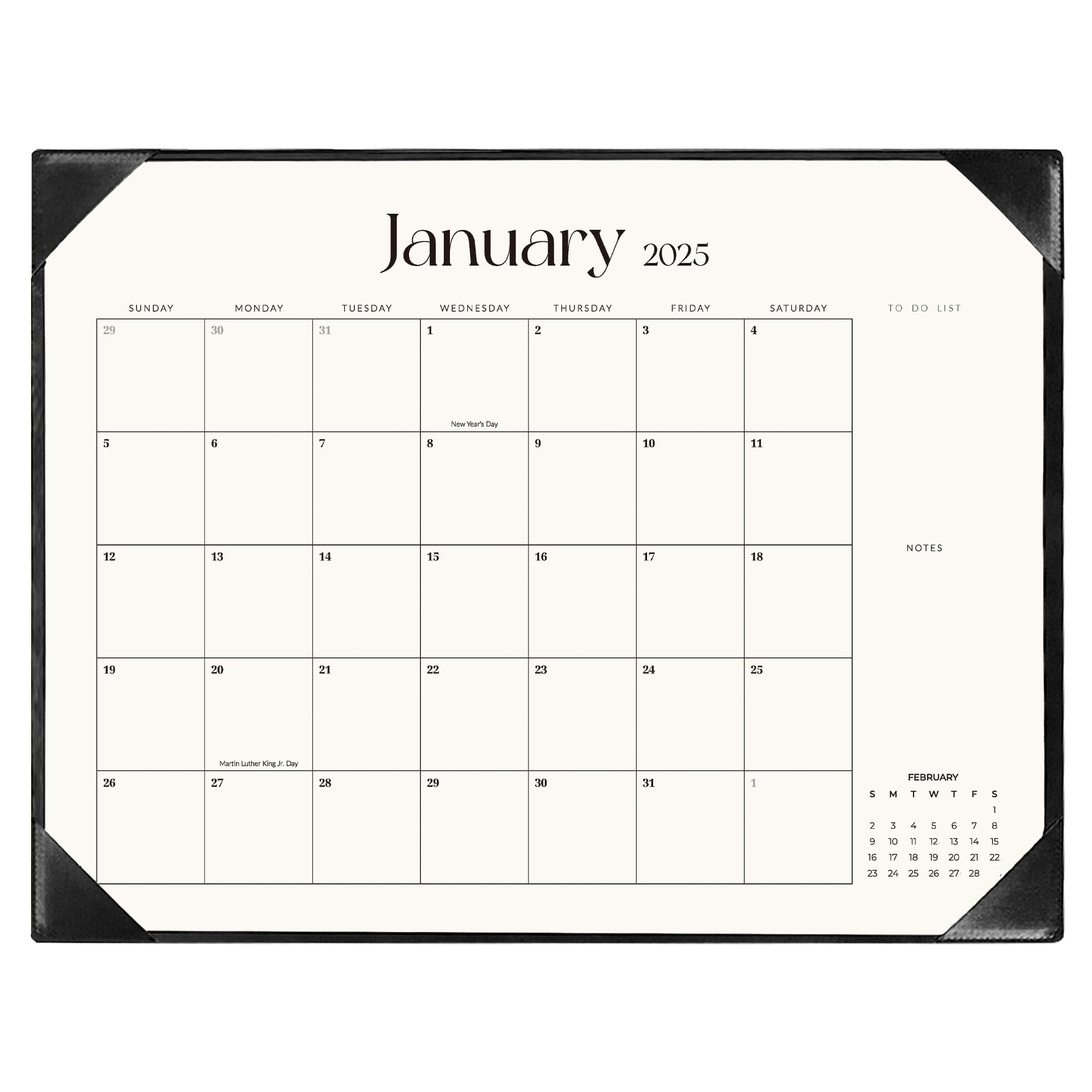 Amazon.com : Large Desk Calendar 2025-2026 with Desk Mat, Desktop ...