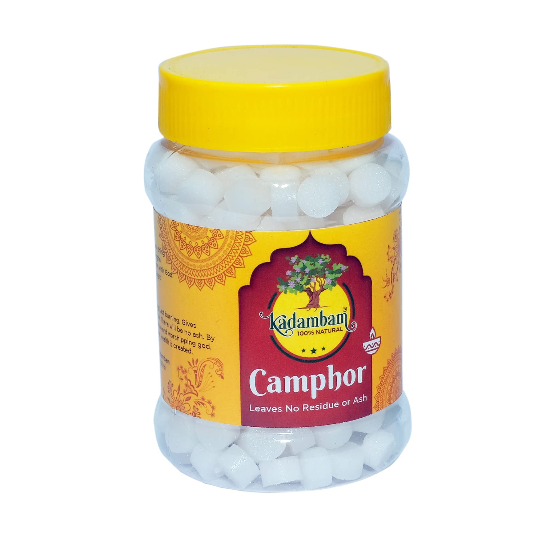 Kadambam Camphor Tablet Jar (100 gm X Pack of 1) : Amazon.in: Health ...
