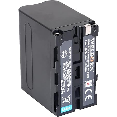 Buy WELBORN NP-F980 Platinum Lithium-ion Battery for Sony Cameras ...