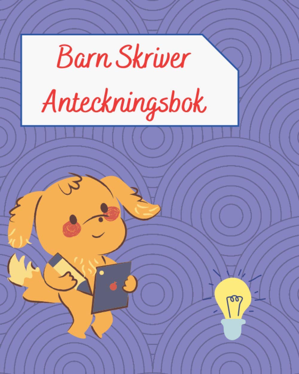 Barn Skriver Anteckningsbok Kursivt Skript Stora Och Sma Bokstaver 100 ...