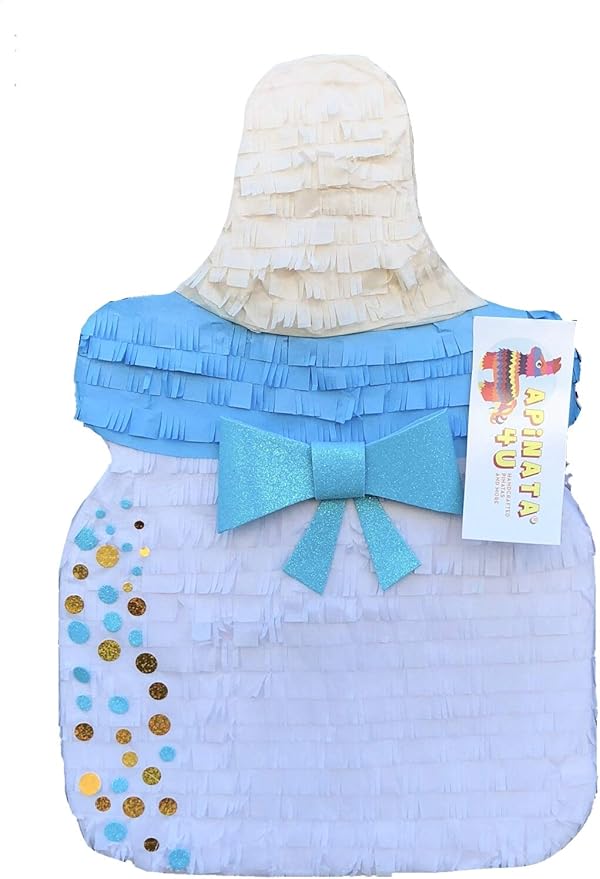 Amazon.com: Baby Bottle Pinata It's A Boy Little Man : Toys & Games