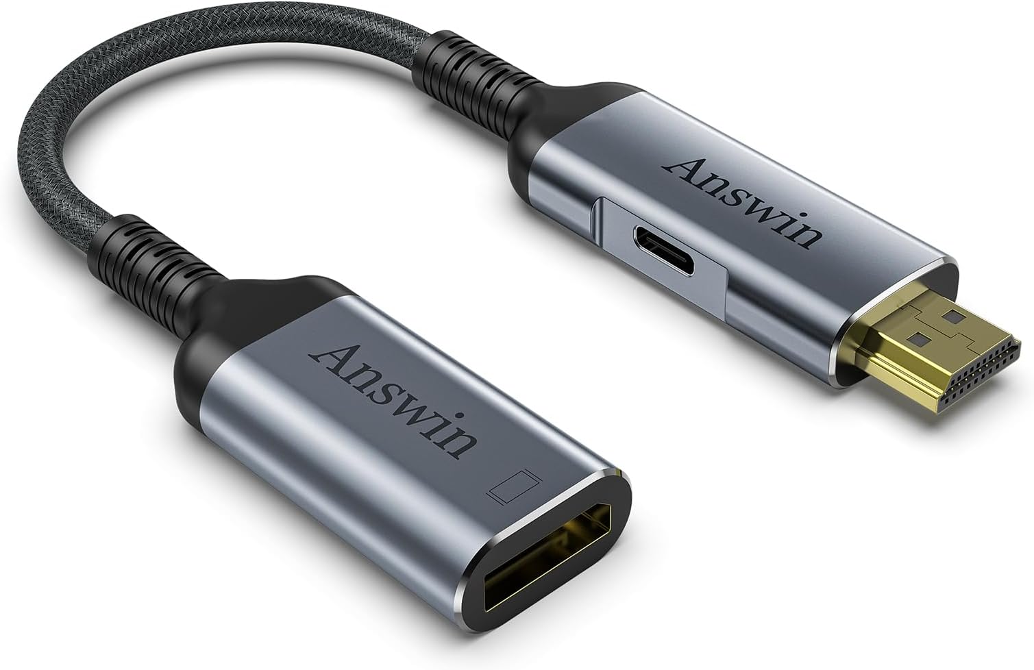 Amazon.com: Answin HDMI to DisplayPort Adapter, 4K@60Hz HDMI Source to ...